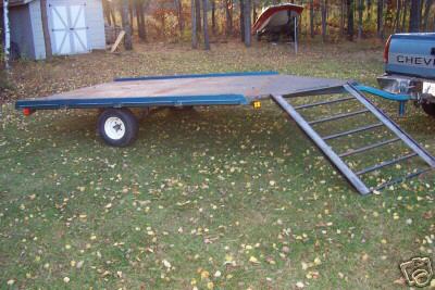 V-nose drive on drive off trailer Excelsior Minnesota