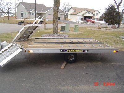 2004 sled bed drive on/off (with ramps) Big Lake Minnesota